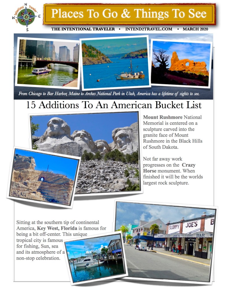 15 Items To Add To Your American Bucket List – The Intentional Travelers